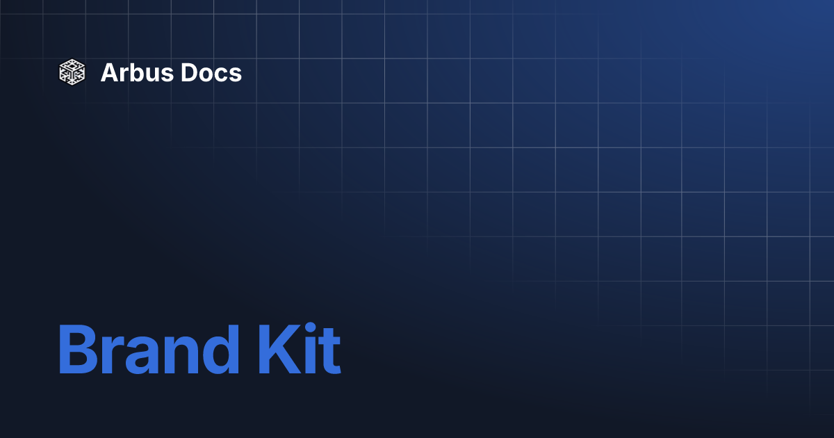 Brand Kit | Arbus Docs
